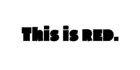 Red Font Download