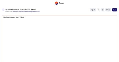 Fake Token Sales By Burnt Tokens