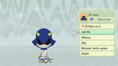 Sonic Miis I Have Saved On Miitopia Fandom