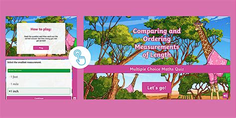 👉 Comparing Ordering Measurements Length Ks2 Multiple Choice