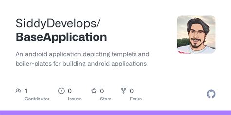 Github Siddydevelopsbaseapplication An Android Application Depicting Templets And Boiler