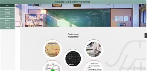 Java计算机毕业设计大数据背景下大学生个性化学习系统的构建（开题程序论文）用java框架大数据的毕业设计 Csdn博客