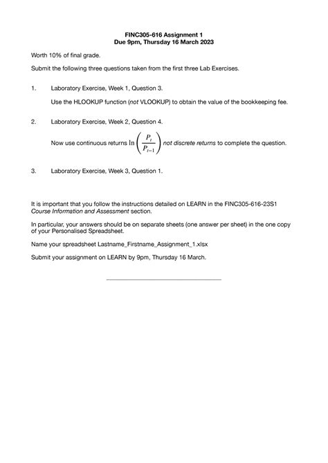 Assignment 1 Submit The Following Three Questions Taken From The