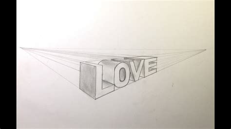 How To Draw 2 Point Perspective Letters Images And Photos Finder