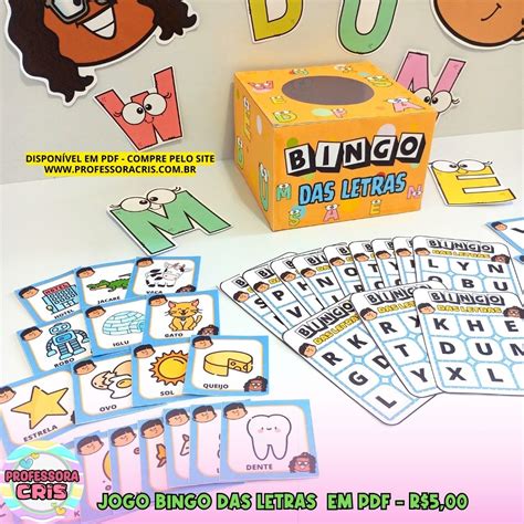 Arquivos Bingo Das Letras Atividades Para A Educação Infantil