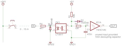 combining protection clamping diodes and switch debouncing all