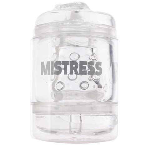 Mistress Double Shot Pussy And Ass Stroker In Clear Pinkcherry