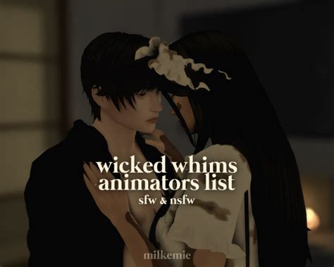 Heres A List Of My Favorite Wicked Whims Animators Milkemie On Tumblr