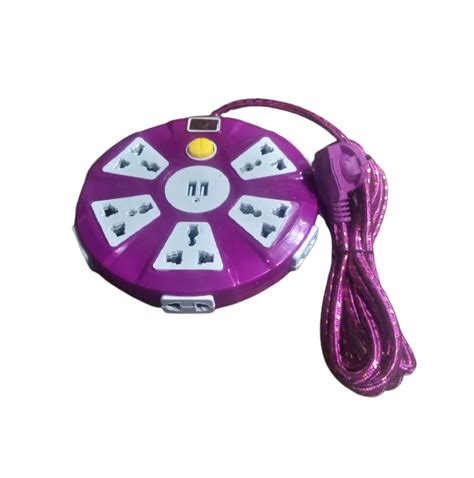 Round Power Extension Cord With USB Ports Santa Ecommerce