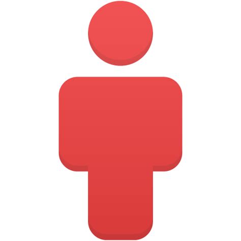 Usuario Rojo Iconos Interfaz De Usuario Y Gestos