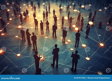 Connected Networks Visualizing The Power Of People Networking Ai