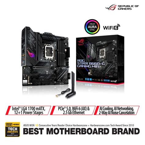 ASUS ROG STRIX B660-G GAMING WIFI - Blossom Toko Komputer - Malang