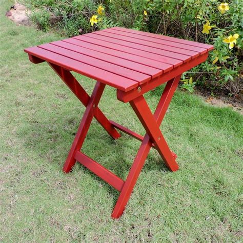 International Caravan 16 In Royal Tahiti Acacia Round Folding Side