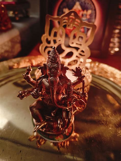 Ucchista Ganapati Combo Collection Idol Pendant Yantra Book And Photoframe