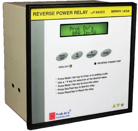 Prok Dv S Reverse Power Relay At In Chennai ID
