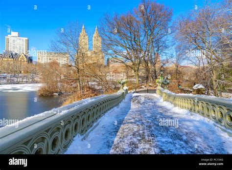 Bow Bridge Central Park Winter