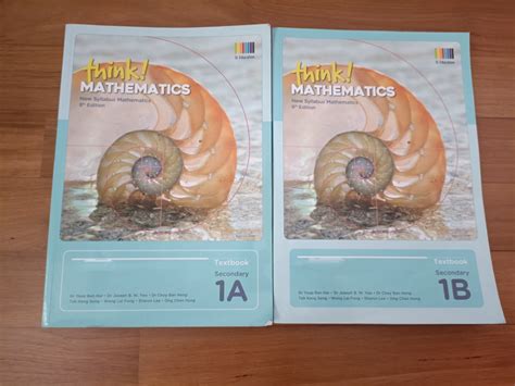 Think Mathematics Textbook 1a And 1b Hobbies And Toys Books And Magazines Textbooks On Carousell