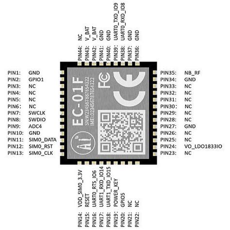 Ec S Chip Wifi Module Ai Thinker Model Ec F Wifi Module Ec F Ai