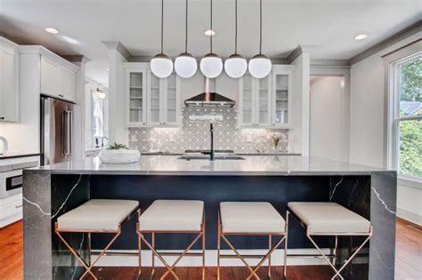 Lamon Transitional Kitchen Atlanta By Carl Mattison Design Houzz Uk