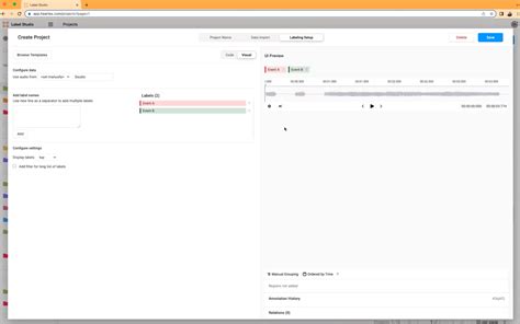 Labeling Audio Data With Label Studio Label Studio