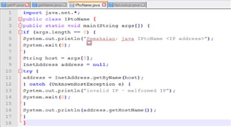 Program Sederhana Mengecek Ip Address Dan Hostname Traction
