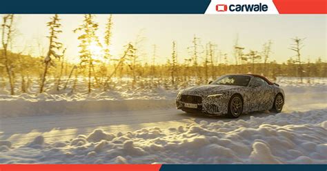 Next Gen Mercedes Benz Sl Amg Officially Teased Carwale