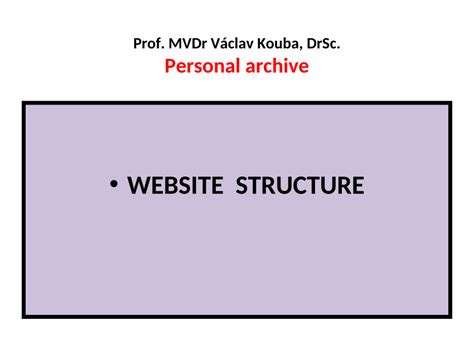 PDF Website Structure