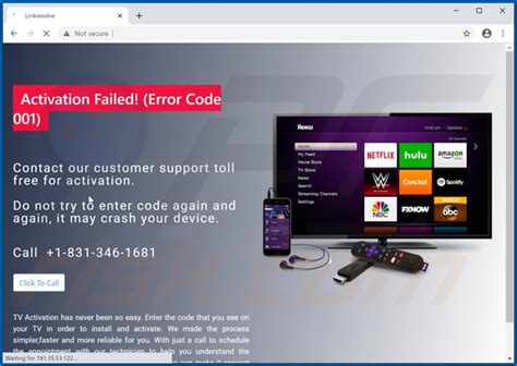 Activation Failed Error Code Pop Up Scam Removal And Recovery