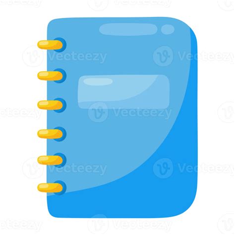 Blue Notebook Icon 18931478 Png