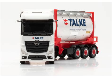 Herpa Mercedes Benz Actros Bigspace Swapcontainer Sattelzug Talke
