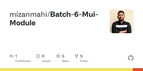 Github Mizanmahibatch 6 Mui Module