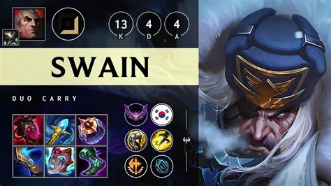 Swain Carry Vs Kai Sa Triple Kill Legendary KR Master Patch 14 20 YouTube