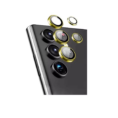 Protector Para Lente De Cámara Para Samsung S24 Ultra Dorado Generico