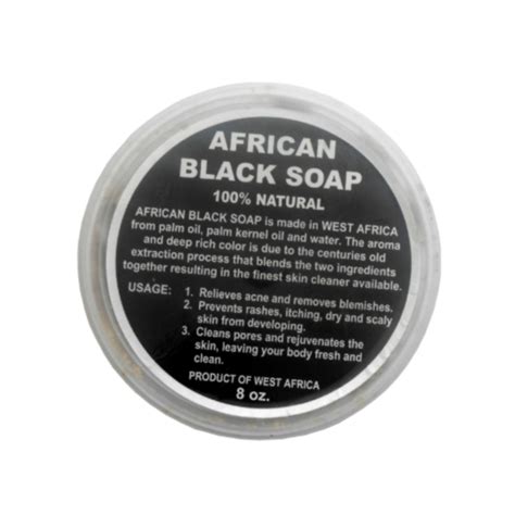 African Black Soap In Container Look And Smell