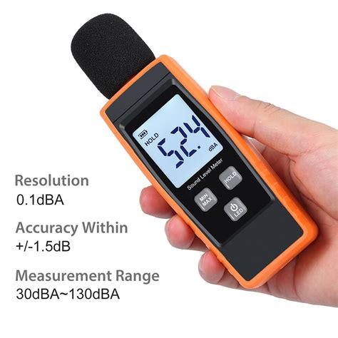 Sound Level Indicator 30 130db Decibel Meter Measu Grandado