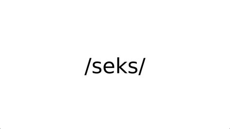 Sex Noun Meaning Meanings Definition Definitions Phonetics