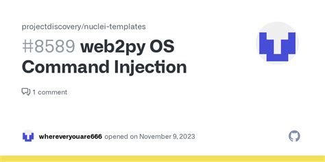 Web2py OS Command Injection Issue 8589 Projectdiscovery Nuclei