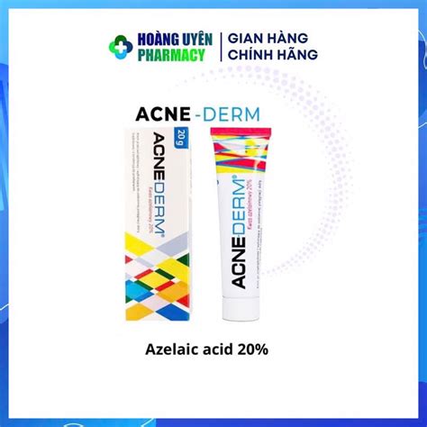 Kem bôi dưỡng sáng giảm mụn Acne Derm g Acid azelaic Acnederm Shopee Việt Nam