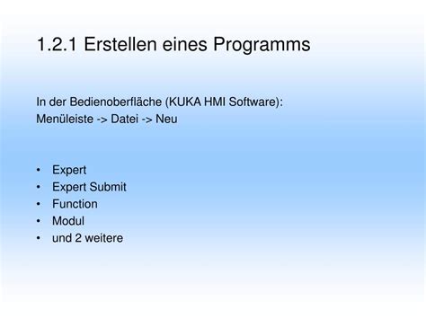 Ppt Krl Kuka Robot Language Für Krc V535 Powerpoint Presentation
