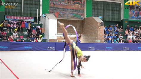 Rhythmic Gymnastics 大專組 帶 44k 2160p104年度全國韻律體操錦標賽 無限hd 🏆 Youtube