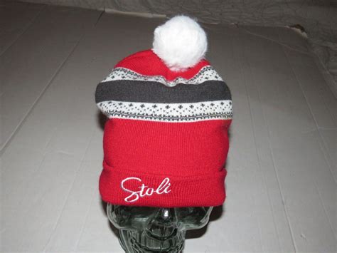 Stoli Stolichnaya Russian Latvian Vodka Winter Hat Ca Gem
