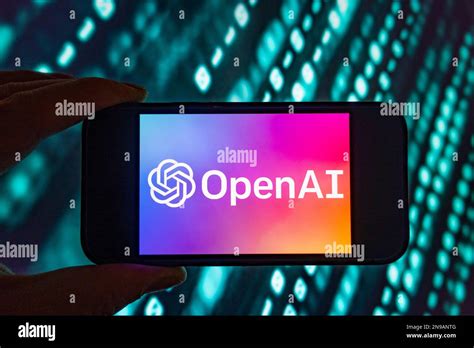 Digitales Composite Des Microsoft Chatgpt Openai Chatbot Logos Auf Dem