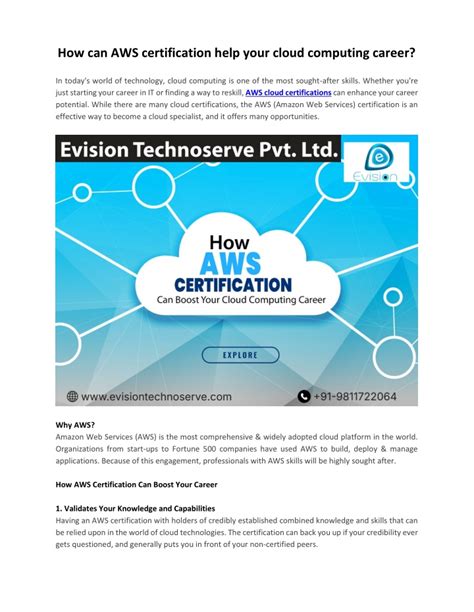 Ppt How Can Aws Certification Help Your Cloud Computing Career
