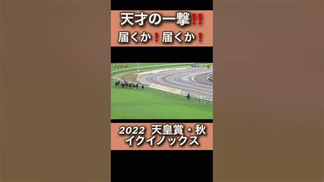 【天皇賞・秋2022】天才の一撃‼️ イクイノックスgi初制覇 ️ Shorts 天皇賞・秋 競馬 Youtube