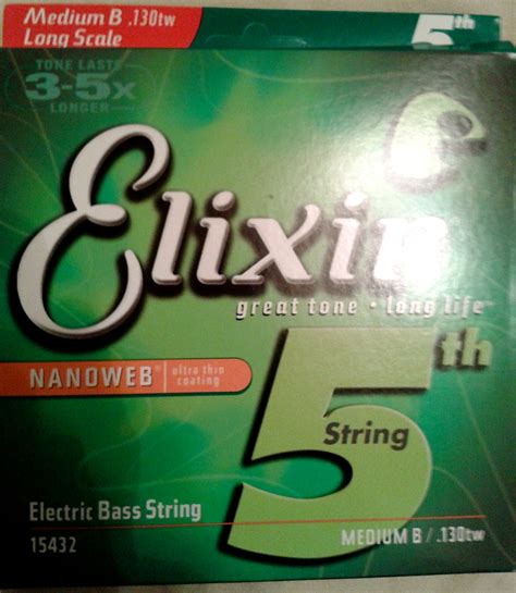 Nanoweb Nickel Plated Steel Bass Single String Elixir Strings