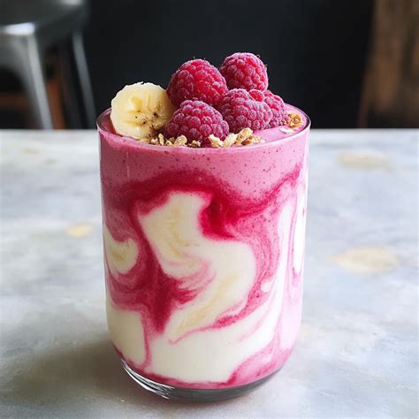 Creamy Raspberry Banana Swirl Smoothie A Fruity Delight Easyyums