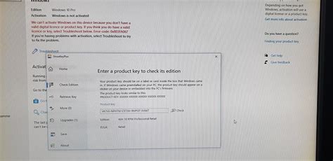 Windows Activation For W10 Professional Windows 10 Forums