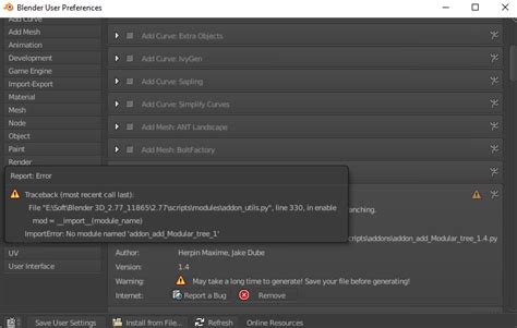 Modular Tree Released Scripts And Themes Blender Artists Community