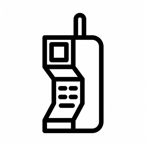 Retro Mobile Phone Vintage Call Cellphone Wireless Icon Download On Iconfinder