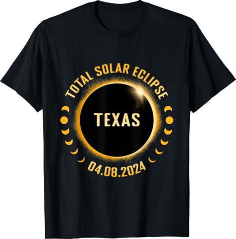 Texas 2024 Total Solar Eclipse T Shirt
